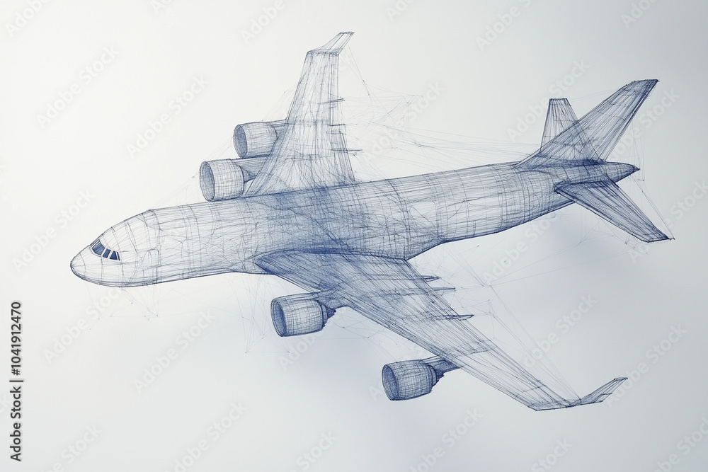 This unique airplane wire model, developed from my own design, is ...