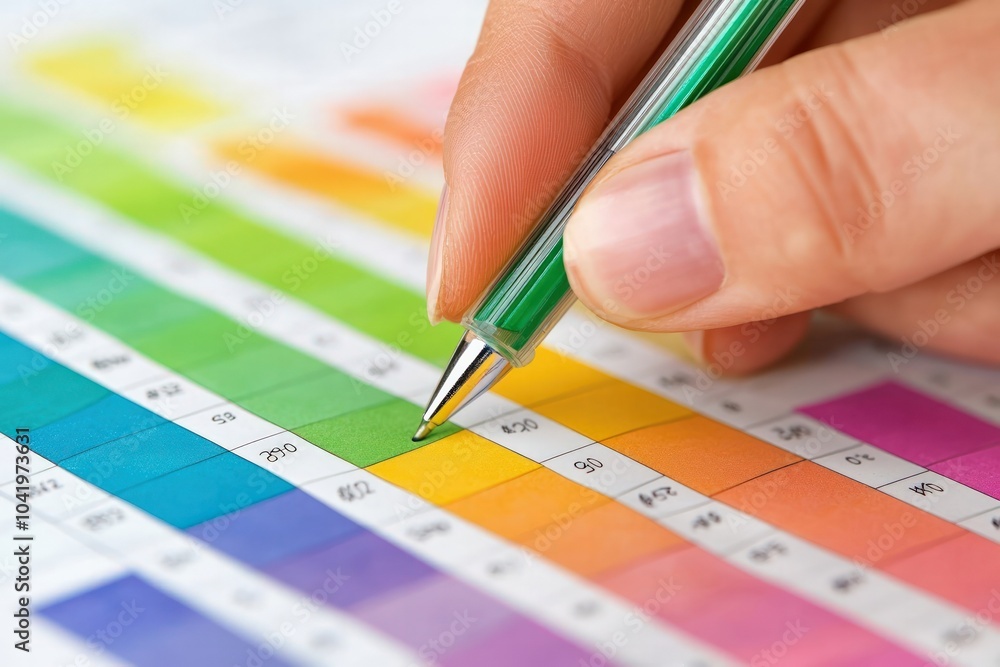 Exploring Color Theory and Selection Techniques with a Color Chart and ...