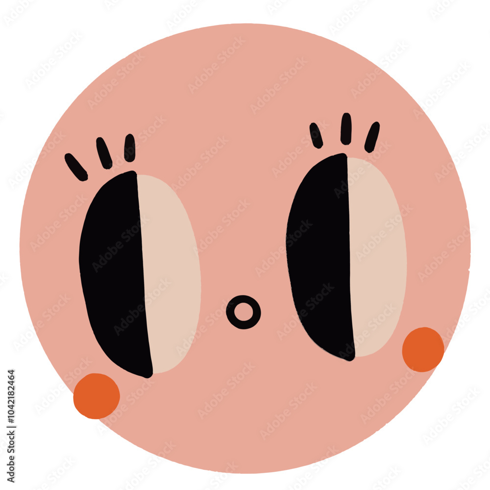 Vector hand drawn cartoon illustration cute planet Venus with smiling ...