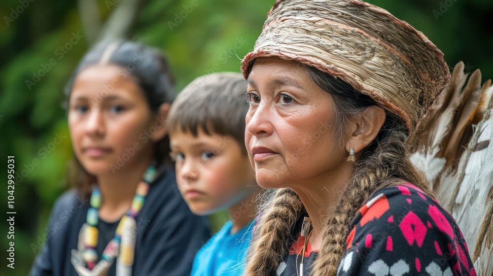 Families from various cultural backgrounds participating in Indigenous ...