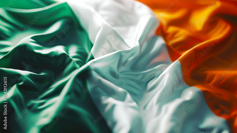 The national symbol of Ireland. The Irish flag. Flag background for the ...