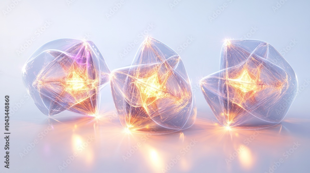 An artistic interpretation of quantum superposition with a swirling ...