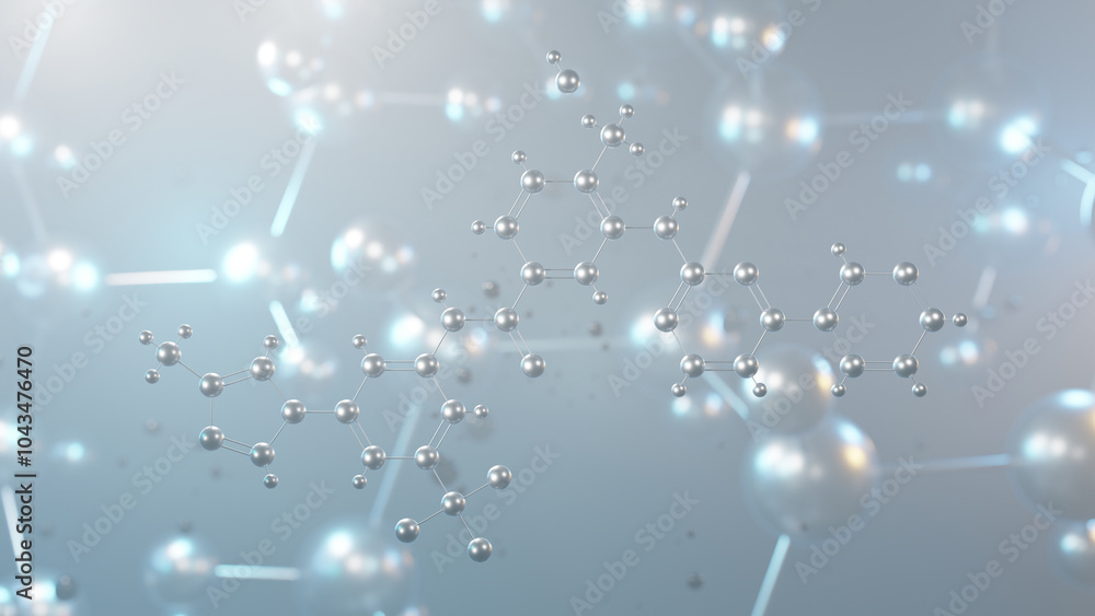 Nilotinib Hydrochloride Molecular Structure 3d Model Molecule Hydrochloride Salt Of Nilotinib