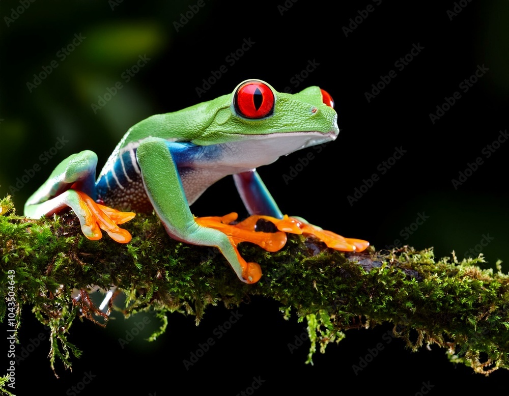 Agalychnis callidryas, known as the red-eyed tree frog, is an arboreal ...