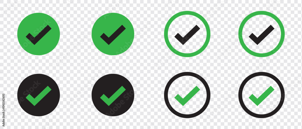 check box icon with correct, accept checkmark icons green tick box ...