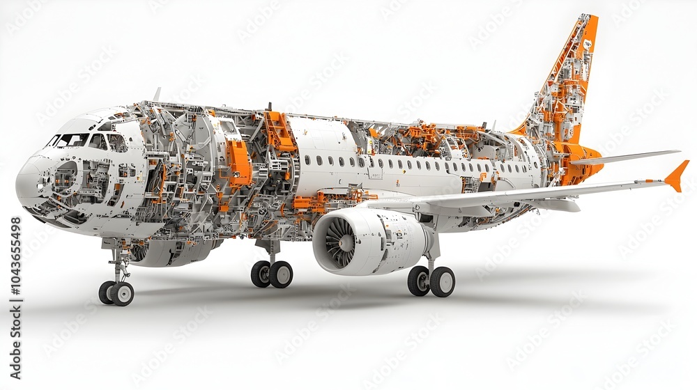 Detailed cross section showcasing the internal structure and key ...