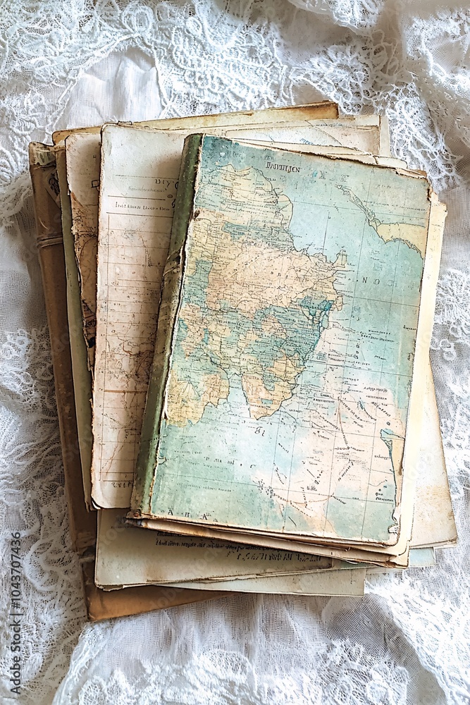 Exploring the timeless beauty of vintage maps a journey through history ...