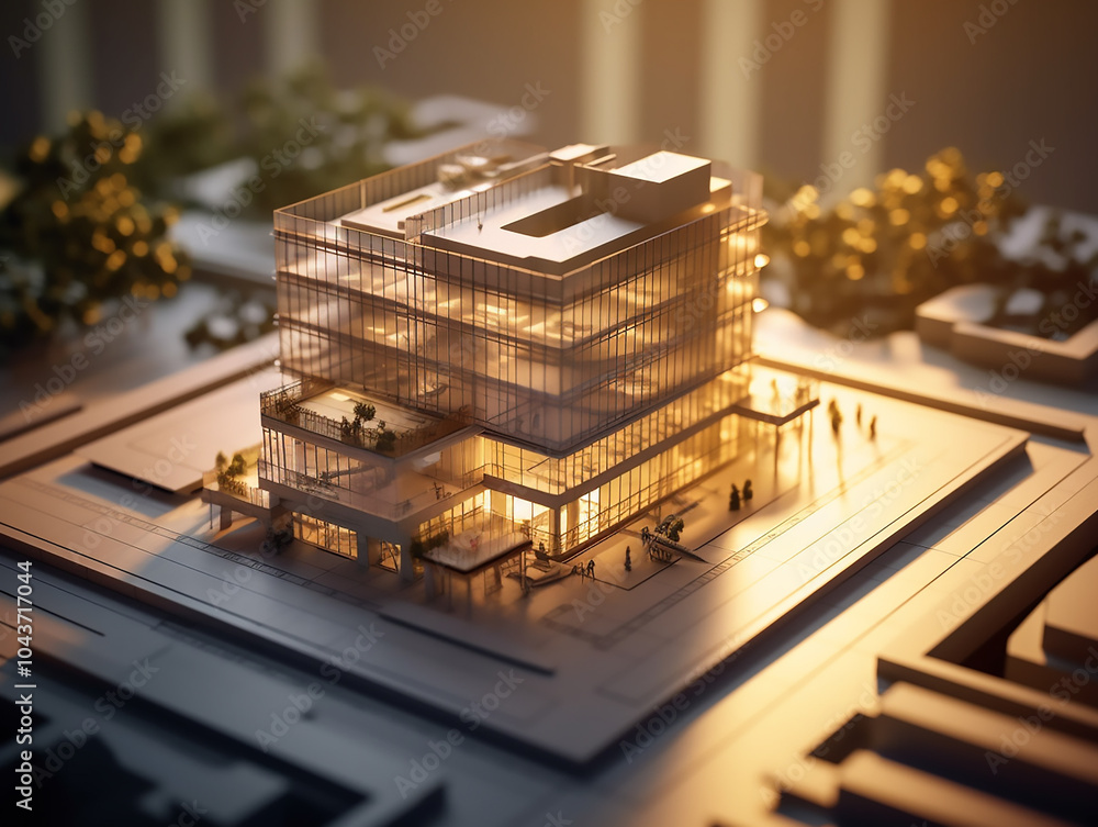 Design in architectural bure Volumetric project of house Layout of a ...