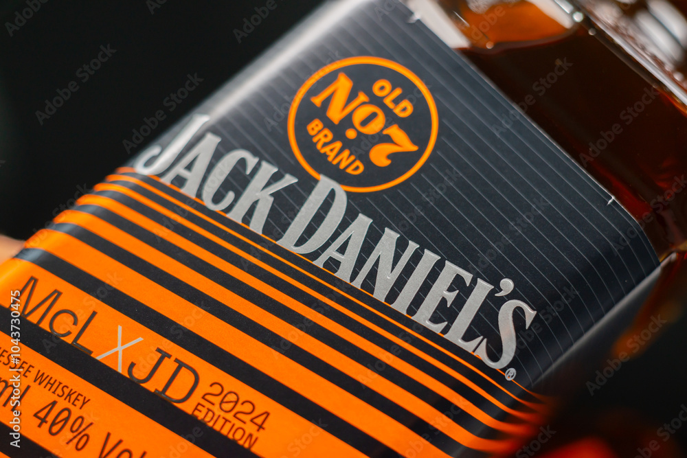 LONDON, UNITED KINGDOM - JUNE 12, 2024 A 2024 Jack Daniel's McLaren ...