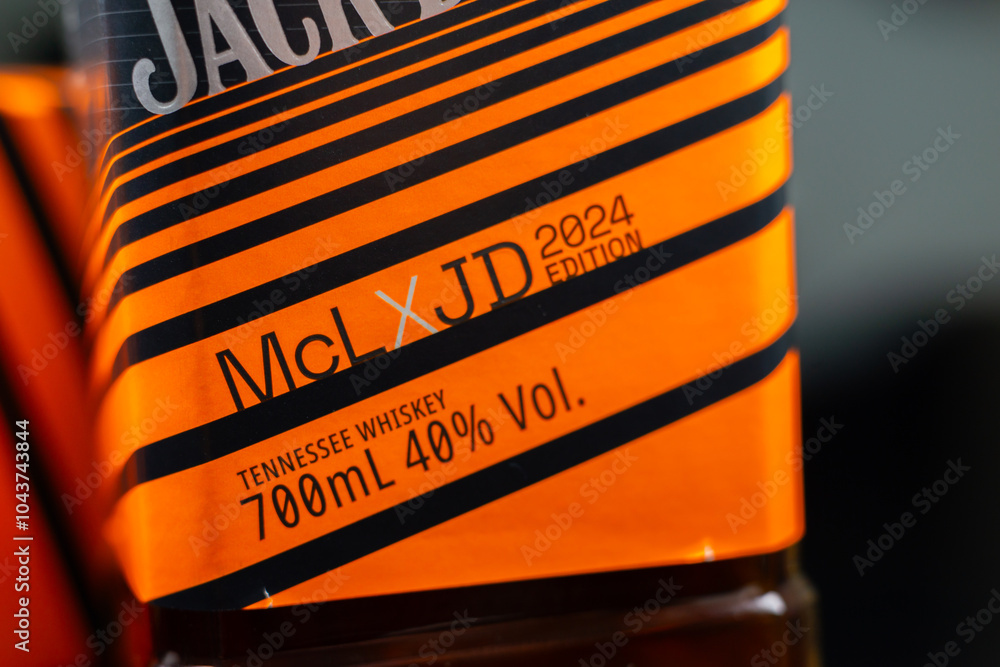 LONDON, UNITED KINGDOM - JUNE 12, 2024 A 2024 Jack Daniel's McLaren ...