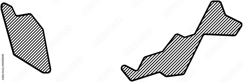 hatch line drawing of malaysia map. Stock Illustration | Adobe Stock
