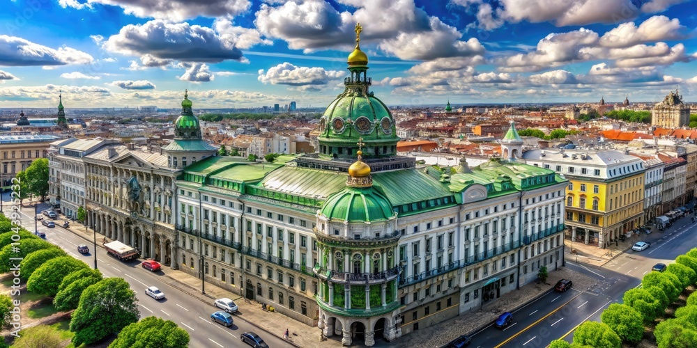 Iconic Singer House on Nevsky Prospect in Saint Petersburg, Russia - A ...