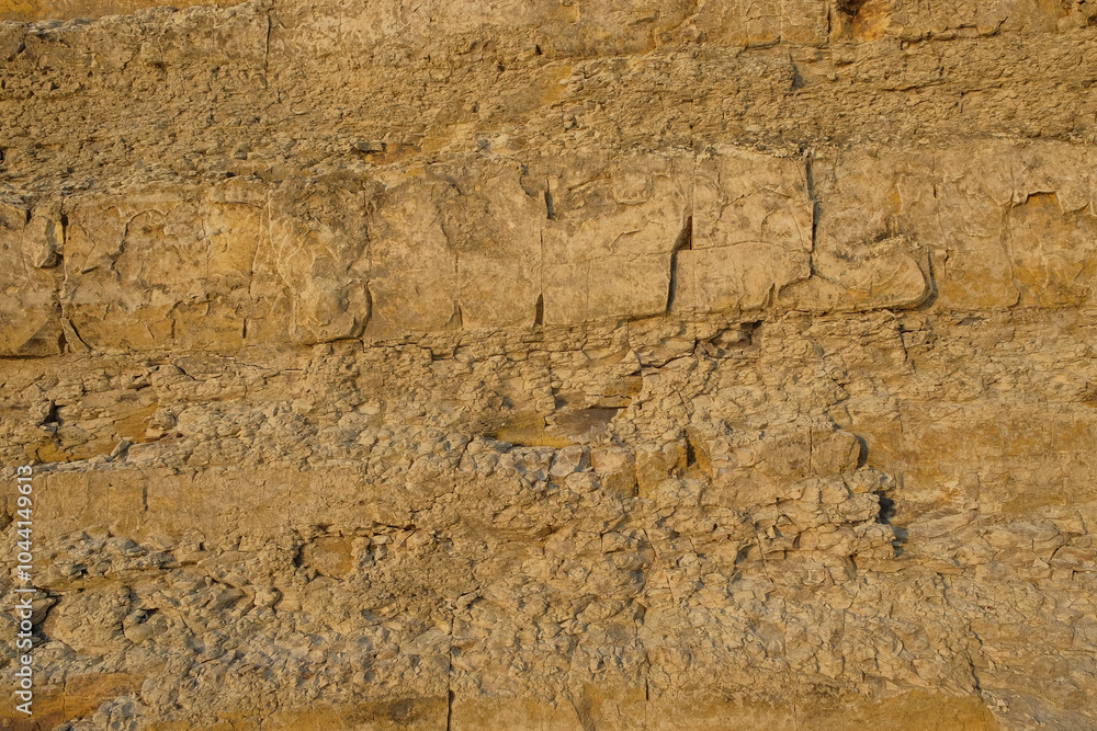 The abstract shapes, patterns and textures of the limestone surface ...