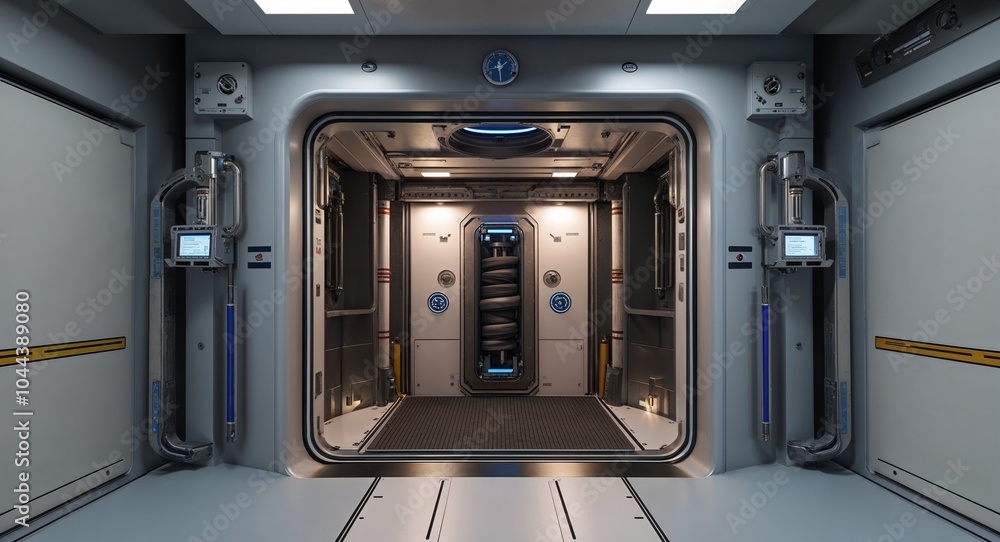 Automated airlock system with smart sealing mechanisms and control ...