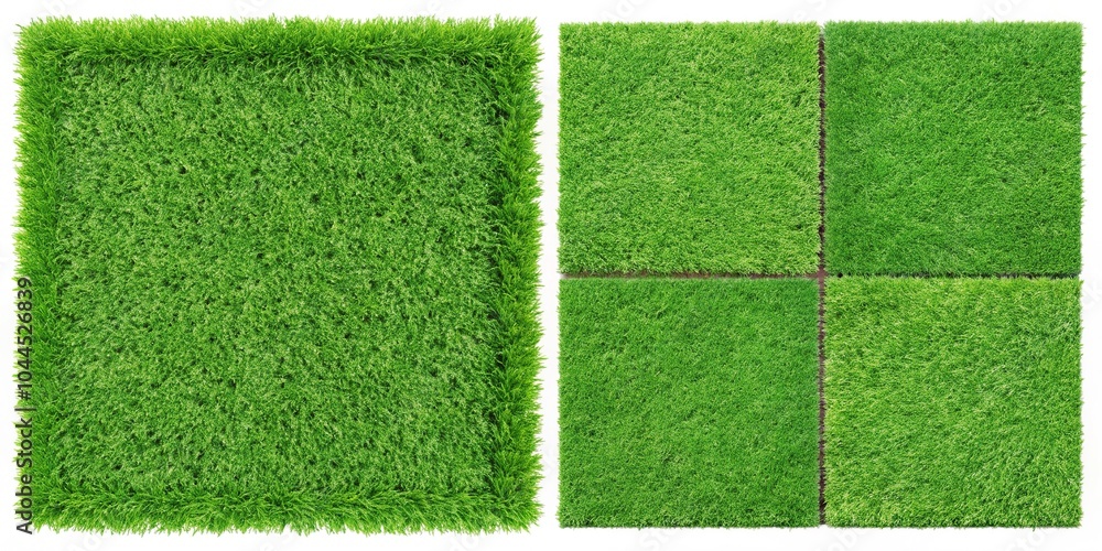 Seamless texture of lawn grass and pavement tile Stock Illustration ...