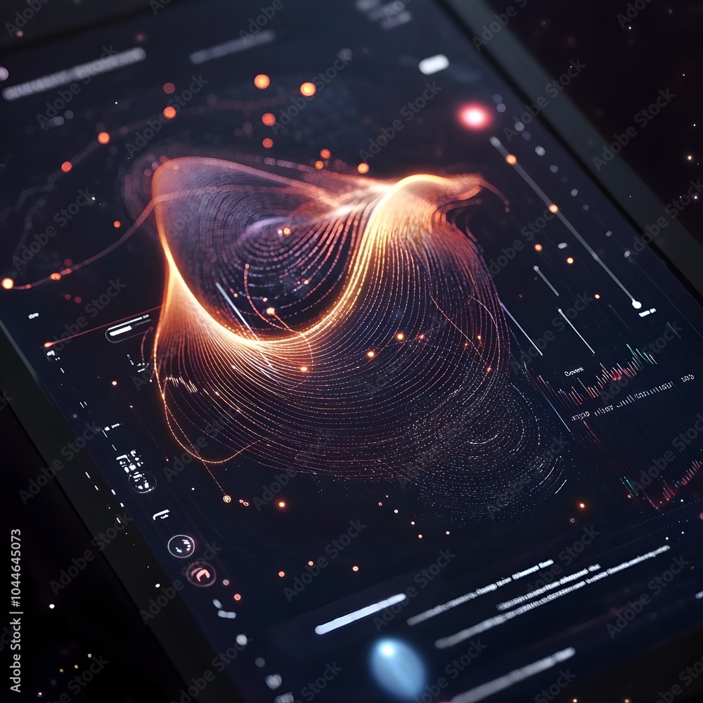 Ethereal Data Visualization with Dynamic Particle Effects and Intuitive ...