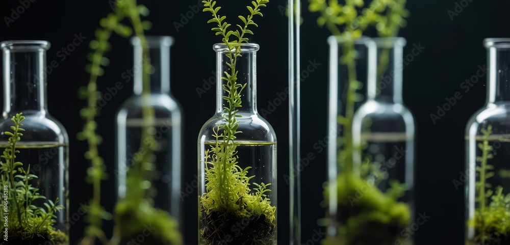 laboratory test tube biology science genetically modified plants ...