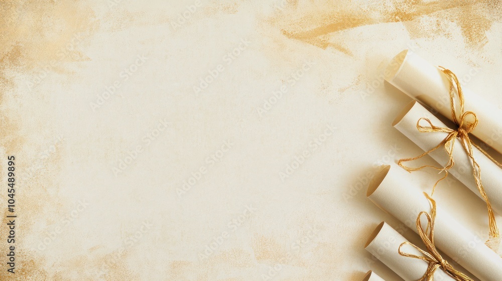 Graduation success certificate featuring soft ivory background with ...