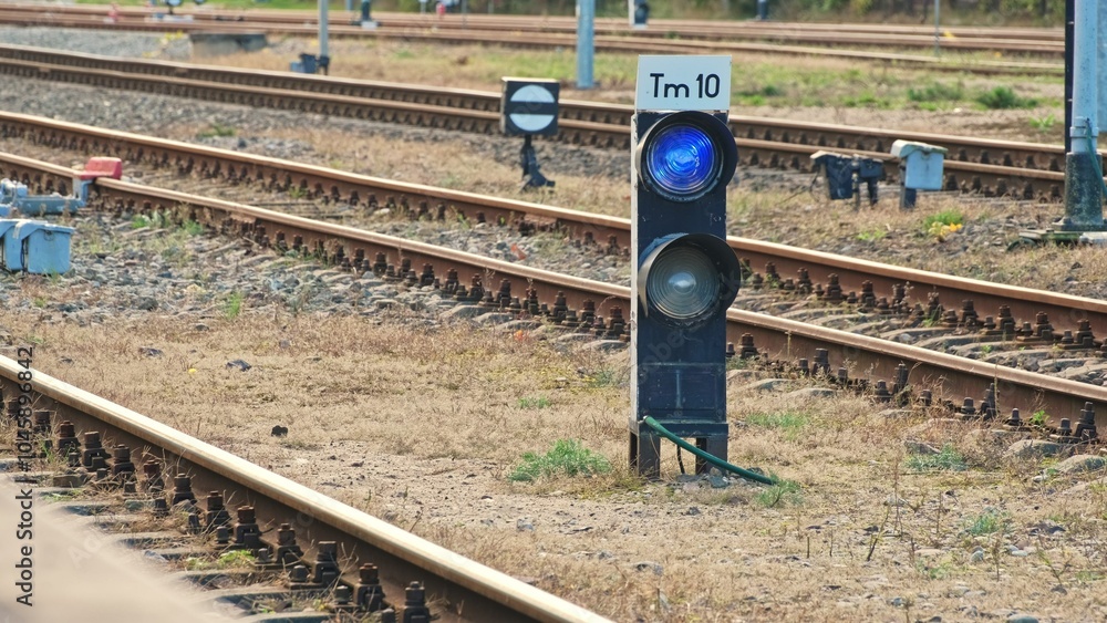Railroad Track Junction Mechanical Indicator with Signal Dwarf ...