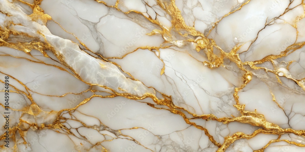 White Marble With Gold Veins, Elegant Abstract Background, Luxury ...