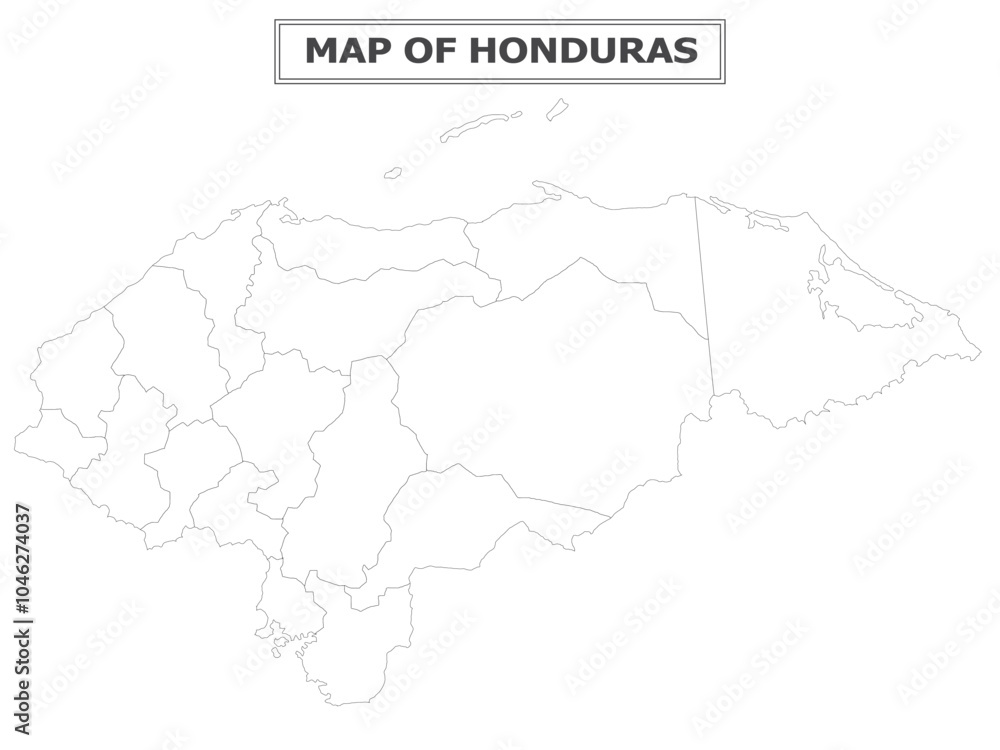 American Countries Geography Political map. Political map of country ...