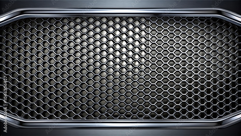 chrome grille grid texture background for a modern and sleek design ...