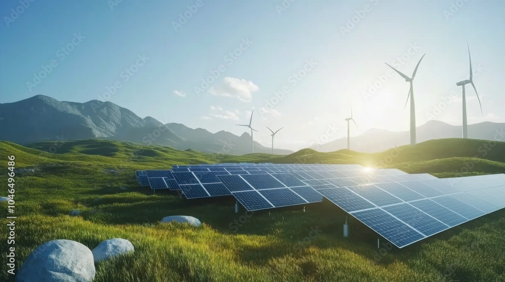 Zero emissions strategy visual with a corporate transition from fossil ...