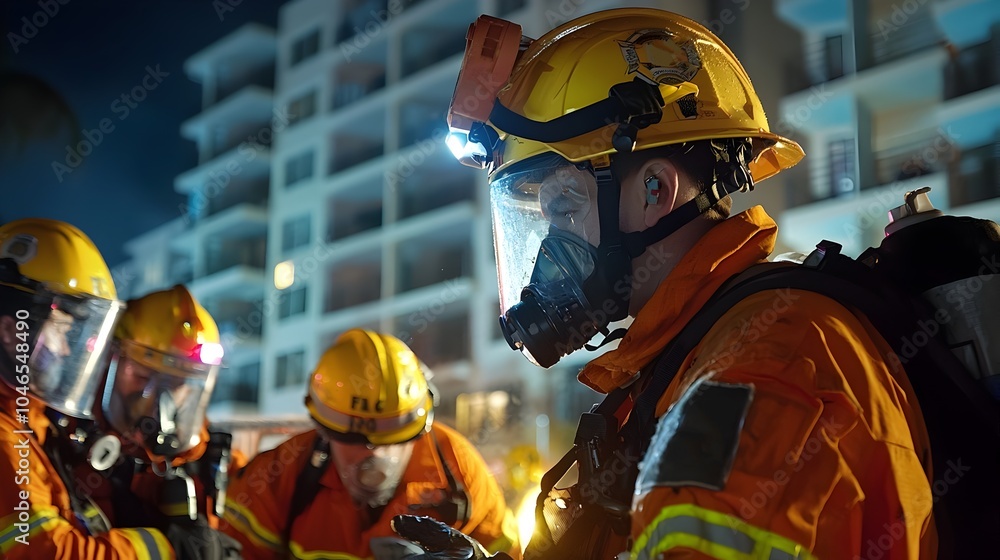 Emergency responders including firefighters paramedics and police ...