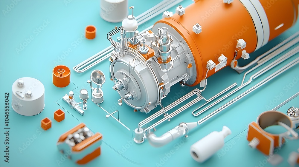 Detailed animated cutaway diagram showcasing the internal structure and ...