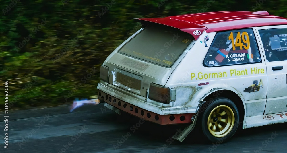 Rally cars at Wexford Rally 2024 Stock Photo | Adobe Stock