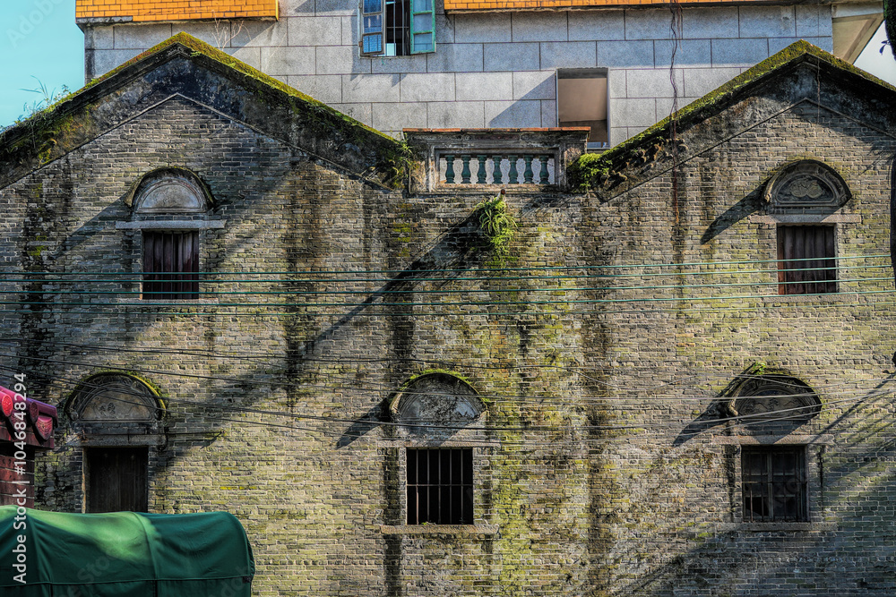 Foshan city, Guangdong province, China. Dadun Ancient Village of Lecong ...