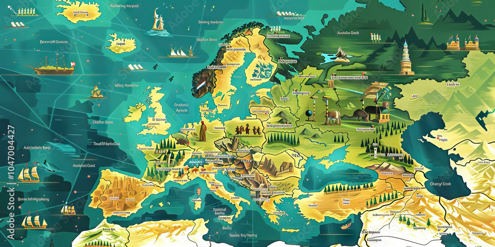 An interactive timeline of European history, incorporating data ...