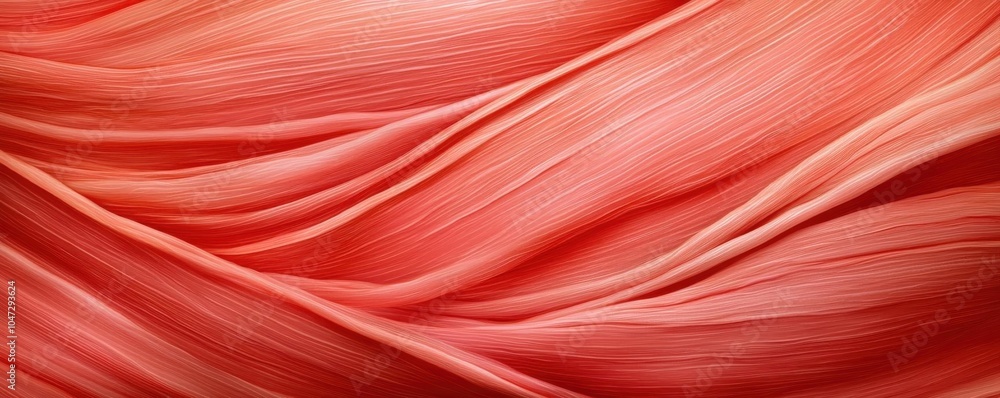 Conceptual depiction of muscle fibers with integrated proteins, soft ...