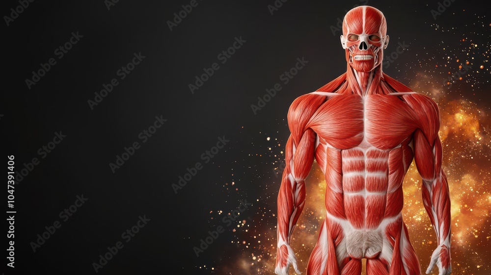 Visualization of incomplete protein intake leading to muscle ...