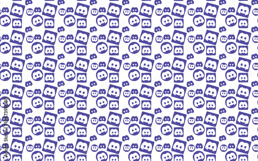 discord icon pattern, EPS background screen of the calling, calling and ...
