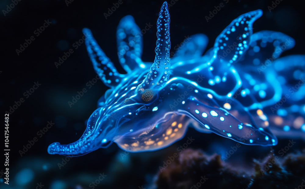 A colorful swarm of plankton showing fascinating patterns and details ...