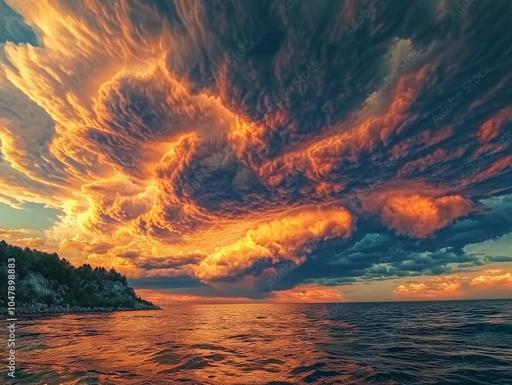 Black Storms clouds with bad severe weather alert atmosphere. photos ...