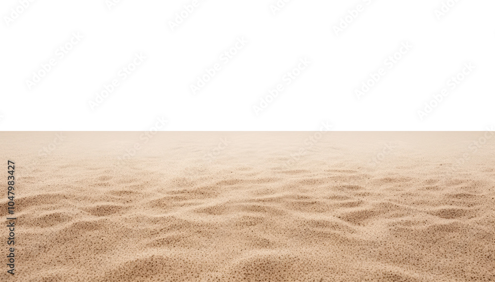 sand dunes in the desert border isolated on transparent background ...