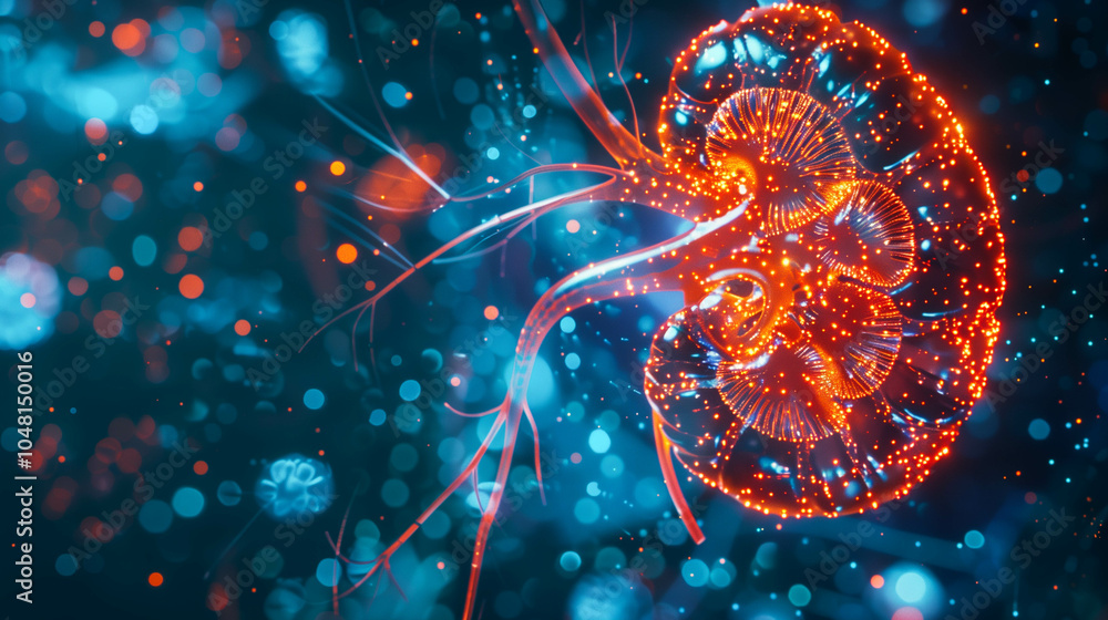 Chronic kidney disease, model for treatment urinary system, urology ...