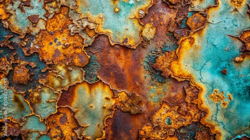 Highly Detailed Aerial Photography of Old Metal Texture for Stunning ...