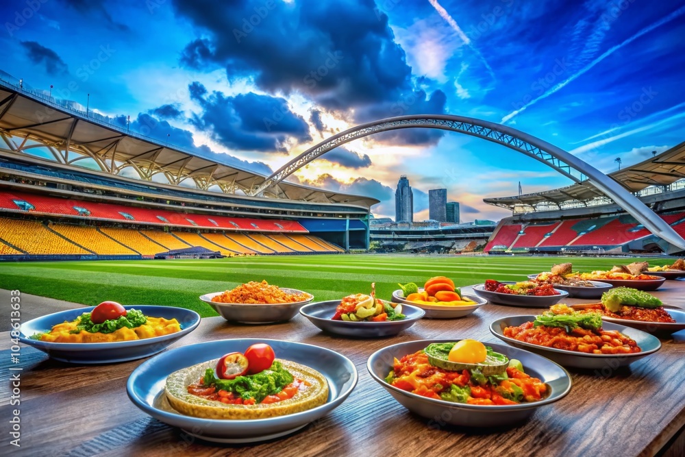 Food Photography at Wembley Arena with Pitch View - Culinary Delights ...