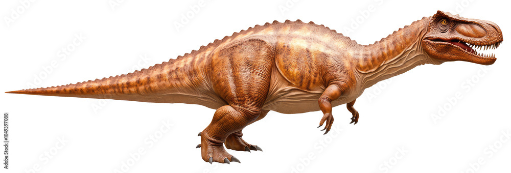 Big Giganotosaurus dinosaur on transparent cutout background, PNG file ...