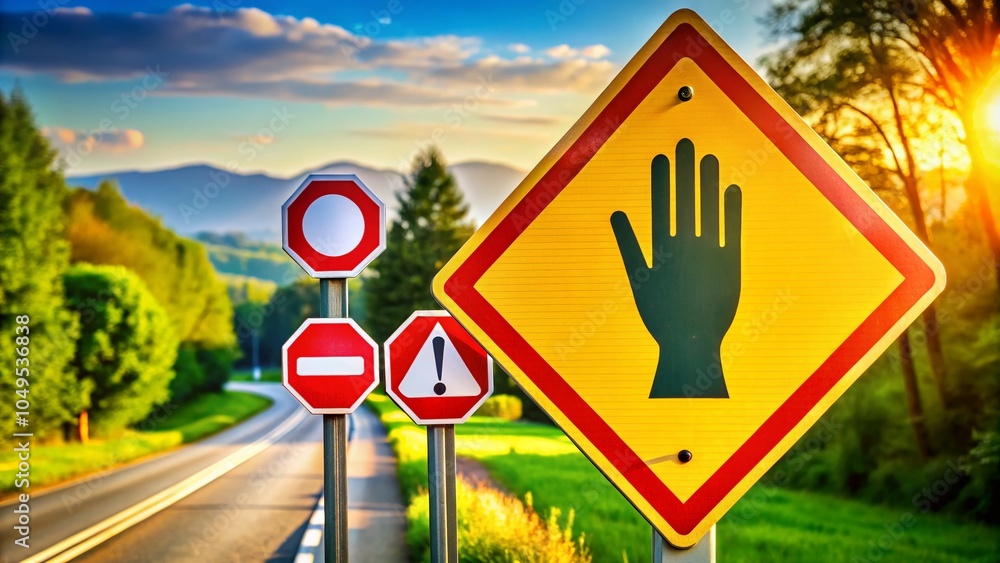 Attention Signage in Landscape: Cautionary Symbols for Traffic Safety ...