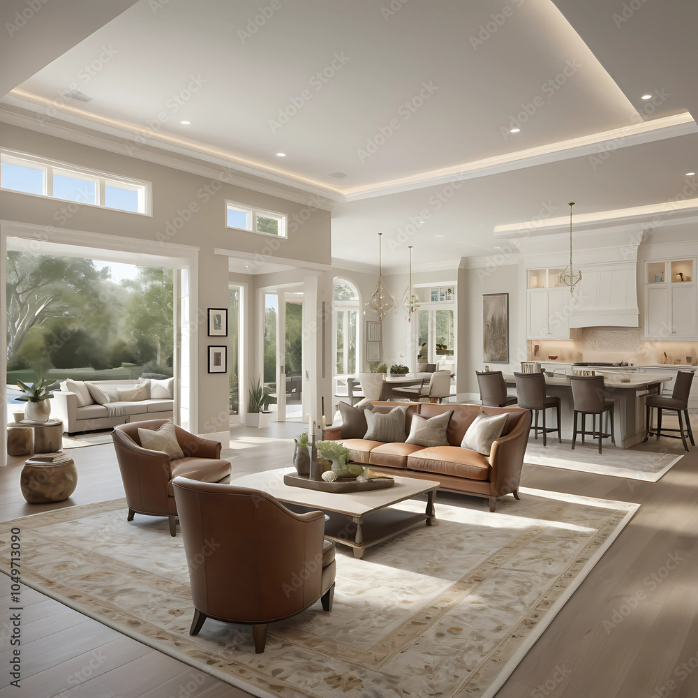 architecture and interior design, Dynamic Dimensions Open-Plan Living ...