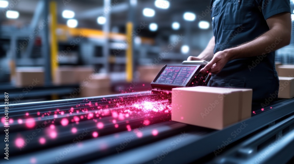 High Tech Retail Checkout Station with Futuristic Payment Devices and ...