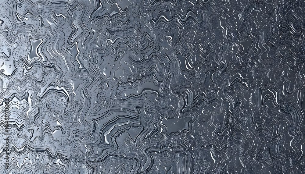seamless texture of Damascus steel isolated with white highlights, png ...