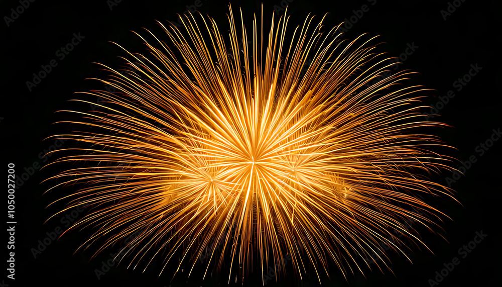 isolated png illustration golden firework thin stroke lines ideal ...