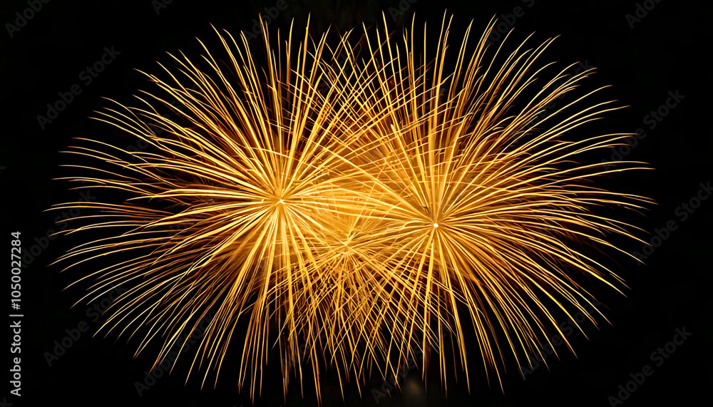 isolated png illustration golden firework thin stroke lines ideal ...