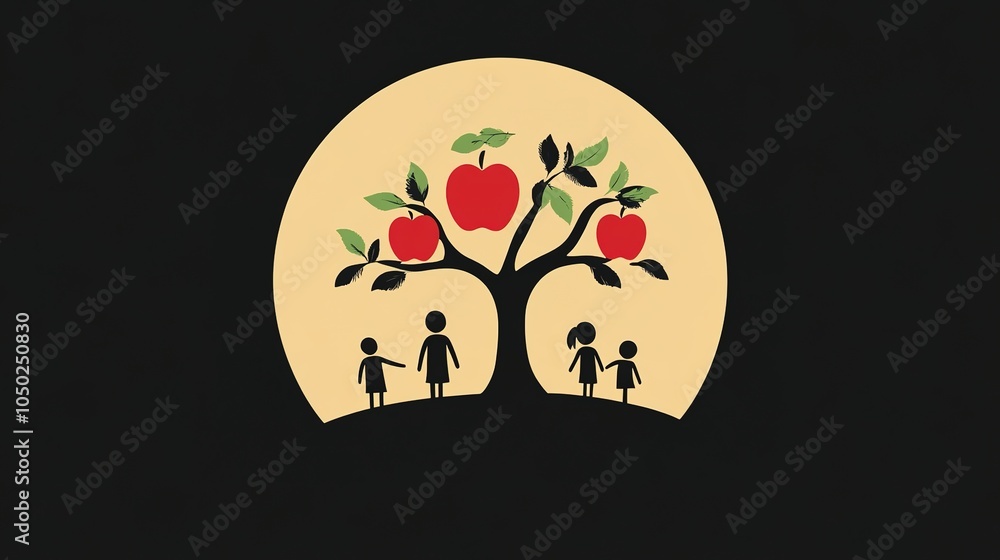 Apple Logo Simulating a Home: A Creative Design Concept Merging ...