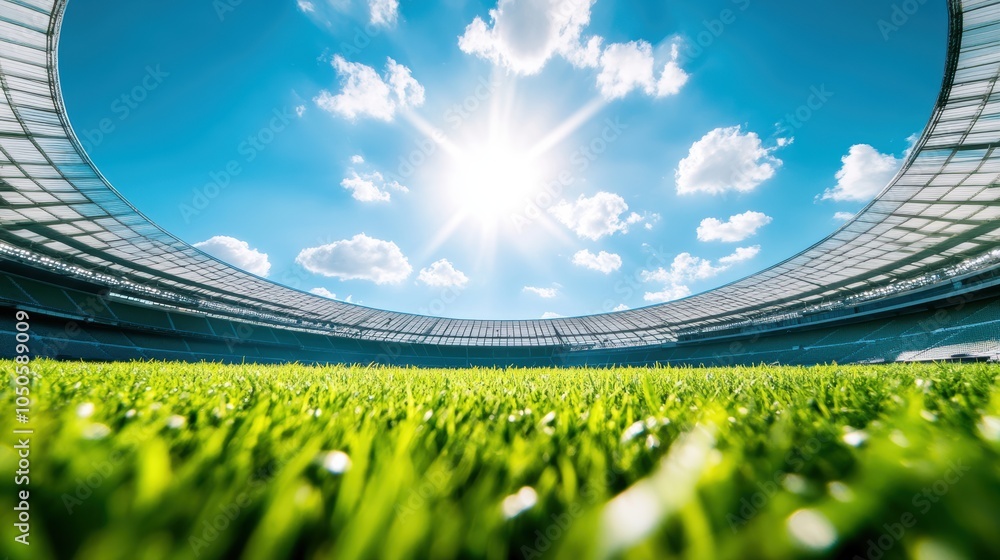 A stadium with a mix of seating options, from luxurious VIP boxes to ...